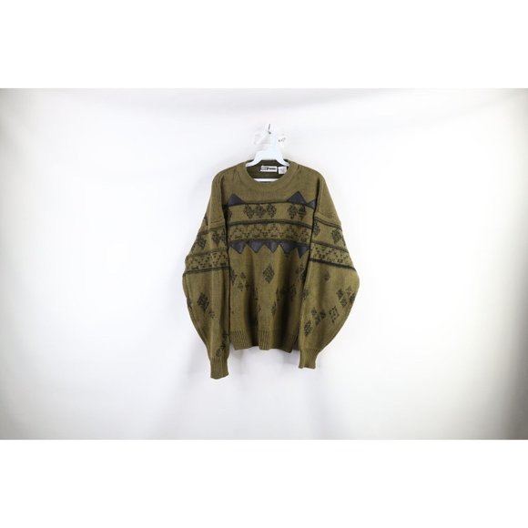 Vintage | Sweaters | Vintage 9s Coogi Style Mens Large Ed Bassmaster ...